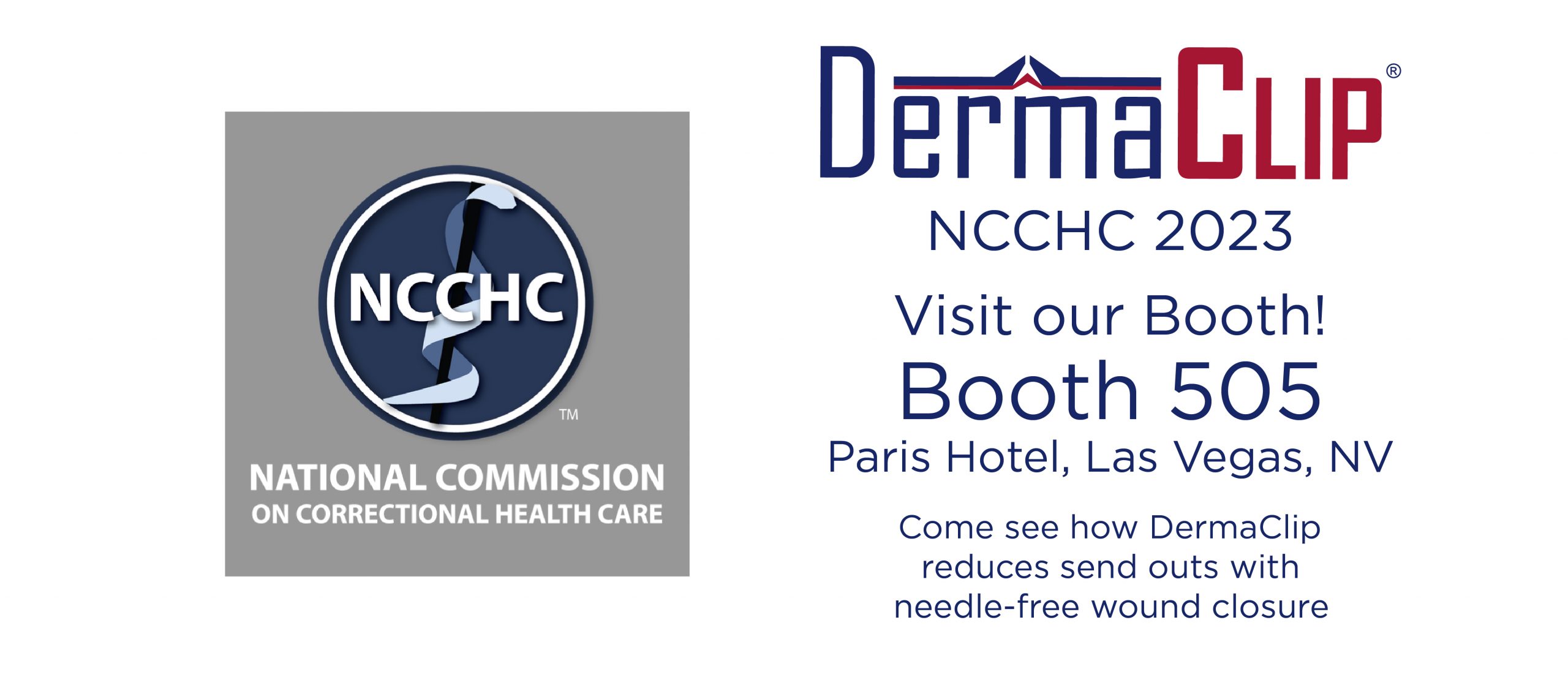 DermaClip to Exhibit at NCCHC 2023 - DermaClip