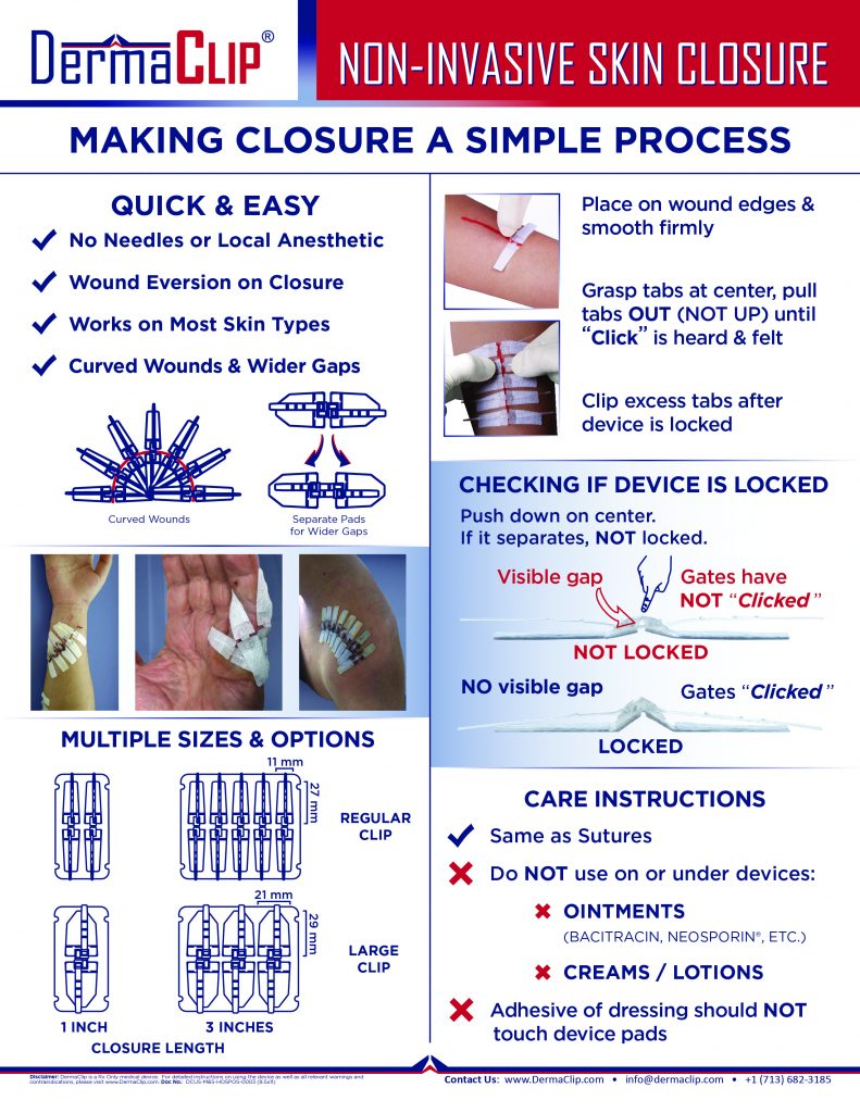 DermaClip - Instructions for Use